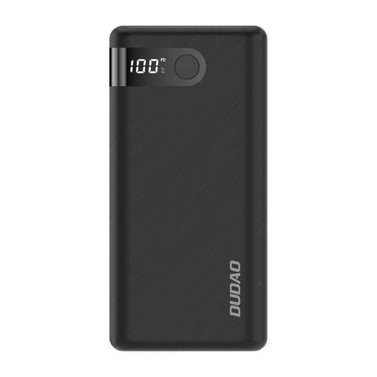 Dudao Portable Power Bank 20000 mAh 10W 2xUSB 2A with Display, Black