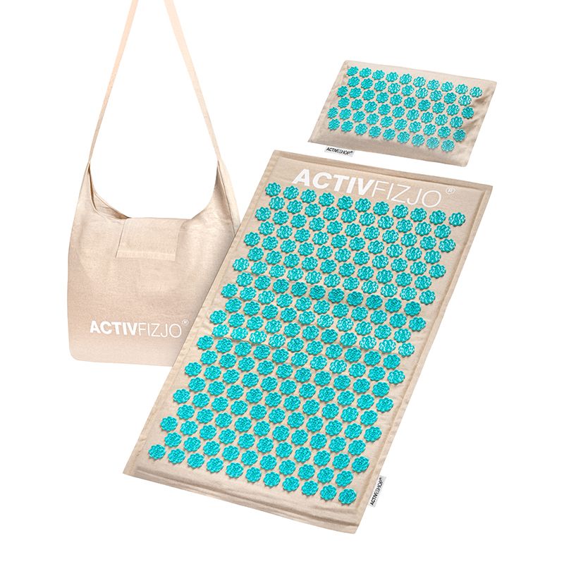 ACTIVFIZJO Acupressure Acupuncture Massage Mat Set EKO with Pillow ...