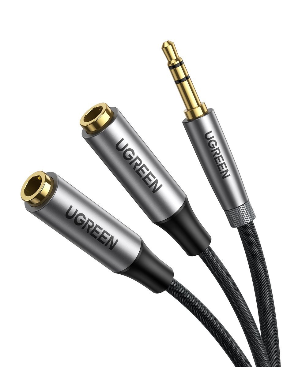 Ugreen AV191 Splitter Mini Jack AUX 3.5mm (Male) to 2x Mini Jack AUX ...