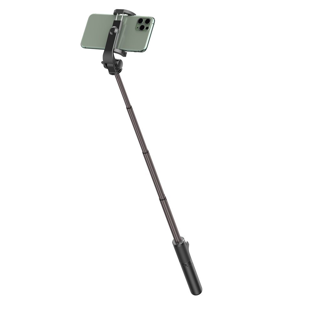 Baseus Saliekams Selfiju Kāts Nūja + Tripods ar Bluetooth, Melns ...
