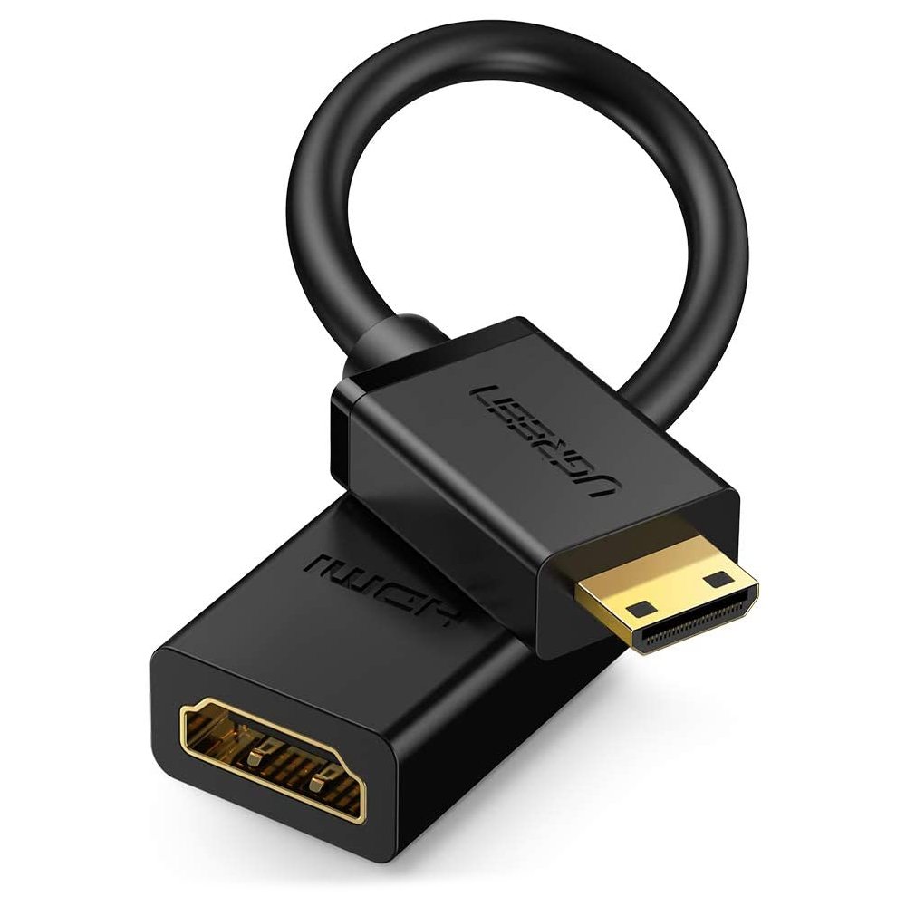 Ugreen HDMI (female) - mini HDMI (men) Adapter Cable 4K 60Hz Ethernet ...