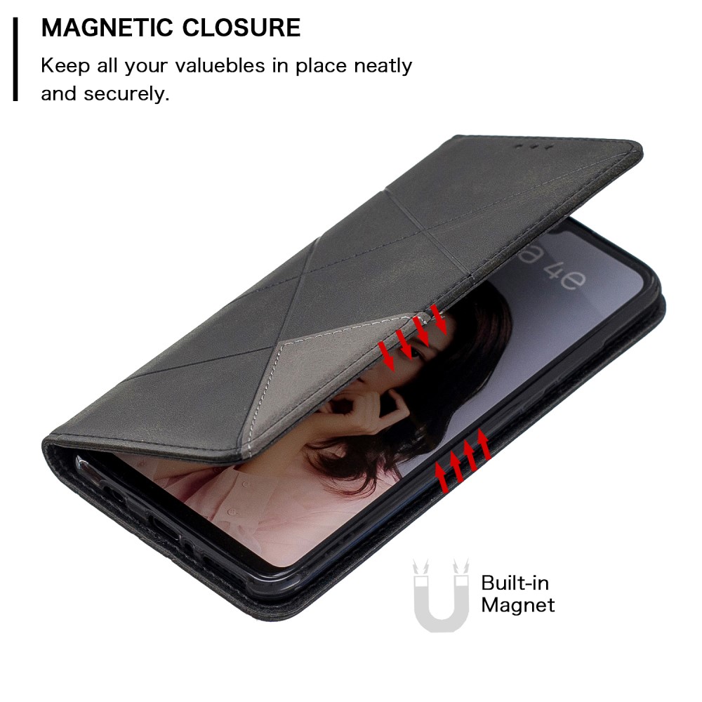 Huawei P30 lite 2019 (MAR-L01A, L21A, LX1A) Geometric Pattern Leather ...