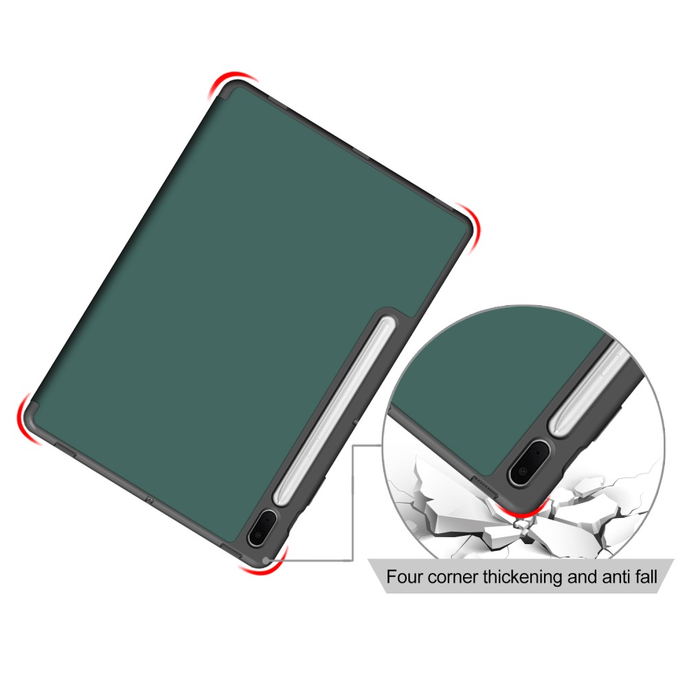 Samsung Galaxy Tab S7 FE (SM-T730 SM-T736B) Tri-fold Stand Design TPU ...