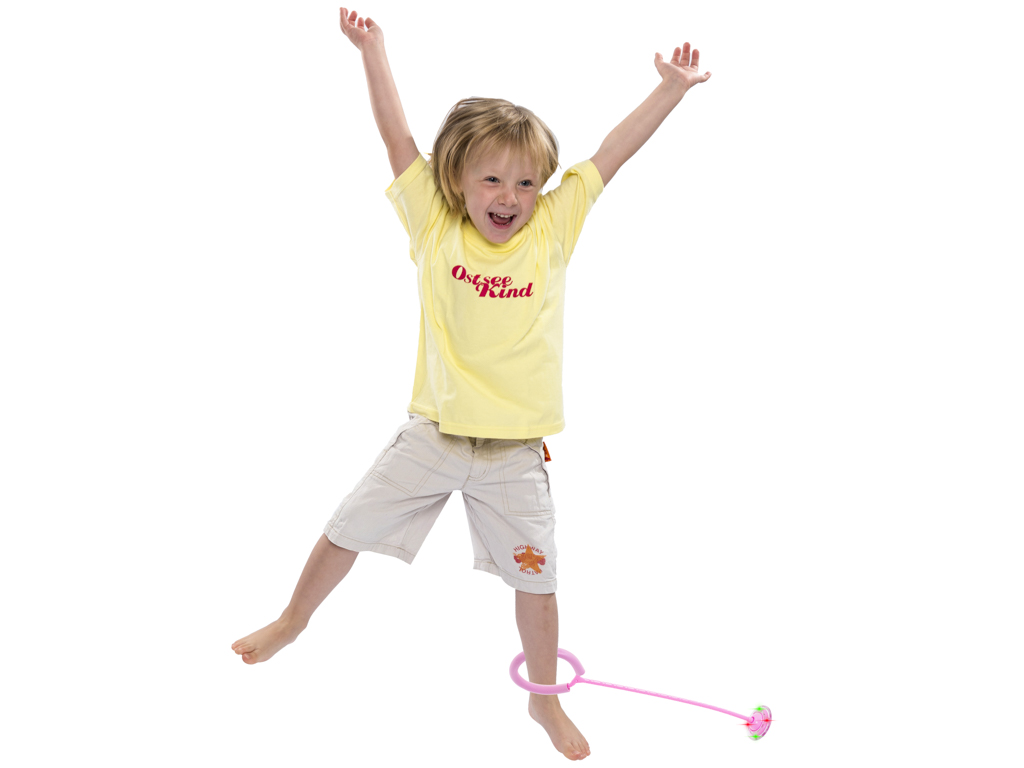 Kids Jump Rope Swing Ball One Leg Foot Jumping Ring LED Pink Kids Jump Rope Swing Ball One Leg Foot Jumping Ring LED Pink
